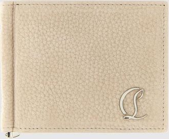 Christian Louboutin Portemonnaie Herren Farbe Beige