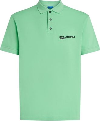 Karl Lagerfeld Karl Lagerfeld Jeans Regular Pique Polo, Men, Red, Polo