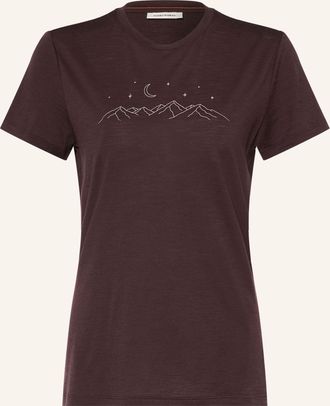 Icebreaker T-Shirt Merino 150 Tech Lite Aus Merinowolle braun