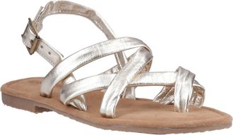 Hush Puppies Hope Leder Damen Gold Sandalen