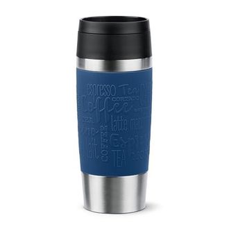 Emsa Emsa N20203 Travel Mug Classic Gobelet isotherme 0,36 l | Bouchon &agrave; vis confortable | Acier inoxydable | 4 h chaud et froid 8 h | 100% &eacute;tanche | Passe