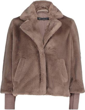 Betty Barclay Winterjacke 72422901 L&auml;ssige Pl&uuml;schoptik mit verdecktem Verschluss
