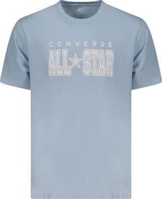 Converse Standard Fit Center Front Chuck Patch Core Tee - - Tops - Herren - Blau - M
