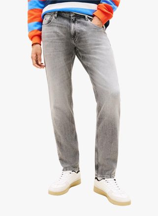 Tommy Hilfiger Jean droit en coton m&eacute;lang&eacute;