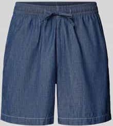 Lacoste Relaxed Fit Jeansshorts aus reiner Baumwolle