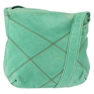 Loewe Pre-owned Ledertasche - - Pre-owned - Damen - Gr&uuml;n - ONE SIZE