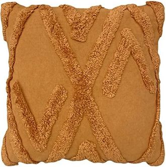 furn. Kamjo Kissen mit Polyester gefüllt, Baumwolle, Ingwer