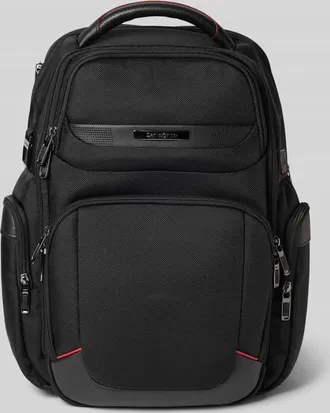 Samsonite Rucksack aus Kalbsleder-Mix mit Logo-Detail Modell Pro-DLX