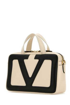 Valentino Garavani 6w0b0r73ptj R4v Butterwhitenero Borse A Mano Bag