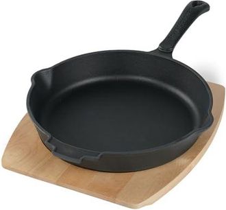 Freyersbacher Freyersbacher Po&ecirc;le en Fonte &Eacute;maill&eacute;e 28 cm Avec Becs Verseurs, Po&ecirc;le &agrave; Frire Antiadh&eacute;sive avec Rev&ecirc;tement en &Eacute;mail, Po&ecirc;le Induction pour lExt&eacute;rieur e