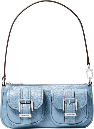 Michael Kors Women Sm Conv Pouchette Hand Bag, Chambray