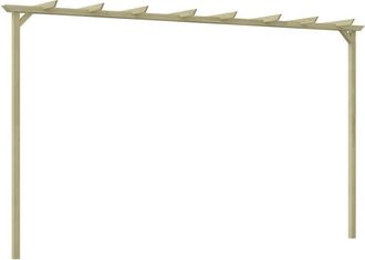 vidaXL Vidaxl - Pergola de jardin en pin impr&eacute;gn&eacute; 360x200x60 cm - R&eacute;sistante &agrave; la pourriture - Assemblage facile - Pour plantes grimpantes