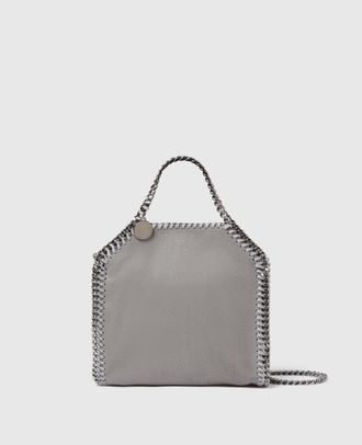 Stella McCartney Falabella Tiny Tote Bag, Woman, Grey