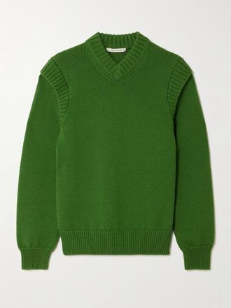 Emilia Wickstead Pull En Laine Mérinos - Vert
