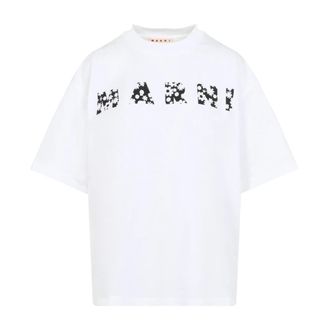 Marni Wei&szlig;es T-Shirt Casual Chic Stil - - Tops - Damen - Wei&szlig; - S