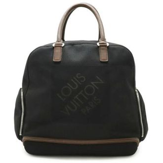 Louis Vuitton unisex, Pre-owned, Noir, Taille: ONE Size Sac de voyage en toile Pre-owned
