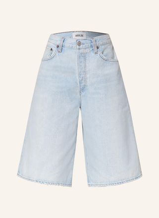 A Gold E Agolde Jeans-Bemudas Ramona blau