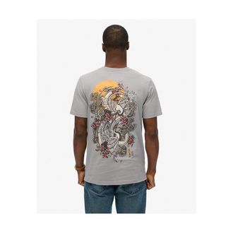 Superdry T-shirt d&eacute;contract&eacute; Vintage Logo Tokyo