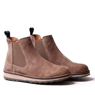 Toni Pons Damenstiefelette aus Wildleder - ISONA-SY - Taupe, 42 EU