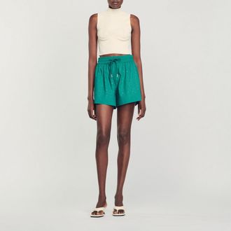 Sandro Shorts mit Strass