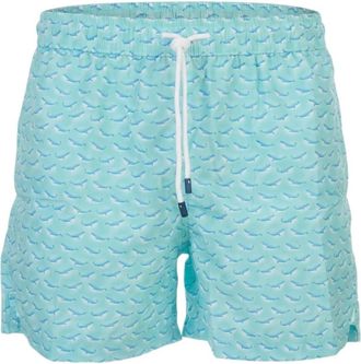 Fedeli Homme, Maillots de bain, Vert, Taille: XL Madeira Swim Trunks