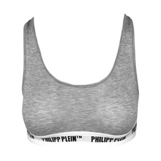 Philipp Plein Femme, Sport, Gris, Taille: 44 FR Cotton Tank Hauts
