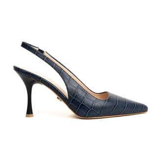 Sergio Moretti Klassische- teilweise offene Pumps - - Shoes - Damen - Blau - 38 EU