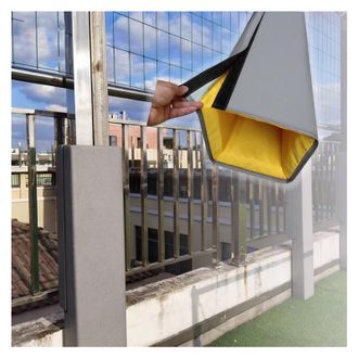 Generic Basketball Pfostenpolster Polsterung for Au&szlig;enpfosten, Weiche Schaumstoffpolsterung, 1,8 M, Pfostenschutz, Umschlie&szlig;t Quadratische S&auml;ulen(Gray,10.5x10