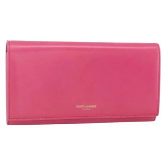 Saint Laurent Pre-owned Vintage Geldb&ouml;rse - - Pre-owned - Damen - Rosa - ONE SIZE