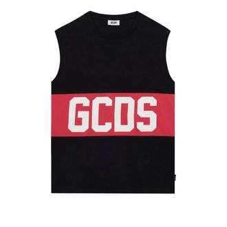 GCDS &Auml;rmelloses T-Shirt - - Tops - Herren - Schwarzk - M