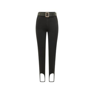Self Portrait Capri Strick-Leggings - - Trousers - Damen - Schwarzk - S