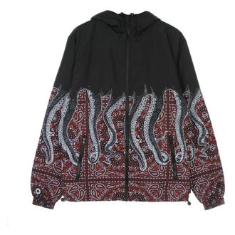 Octopus Schwarze Bandana Windbreaker Jacke - - Jackets - Herren - Mehrfarbig - M