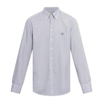 Etro Gestreiftes Hemd - - Shirts - Herren - Wei&szlig; - 4XL