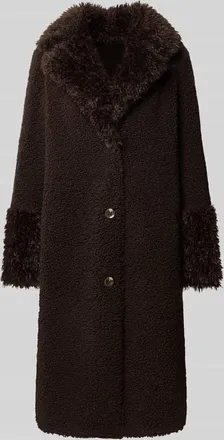 Beaumont Amsterdam Mantel aus Teddyfell mit Reverskragen