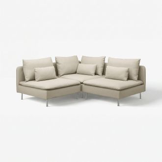 IKEA S&Ouml;DERHAMN Ecksofa 3-sitzig