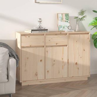vidaXL Buffet 110x34x75 cm bois massif de pin Vidaxl