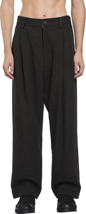 Ziggy Chen Pleated Drop Crotch Trousers