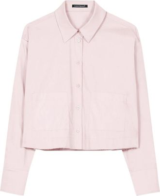 Luisa Cerano Femme, Blouses et Chemises, Rose, Taille: 44 FR Blouse boutonn&eacute;e sur le devant