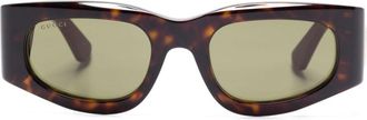 Gucci Sonnenbrille in Colour-Block-Optik - Mehrfarbig