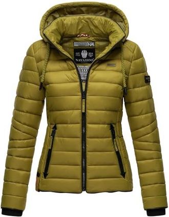 Navahoo B650 Veste matelass&eacute;e pour femme, veste de transition, pour printemps, vert mousse, S