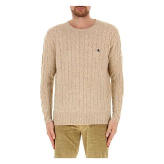 Ballantyne Sportlicher und Jugendlicher Pullover - - Knitwear - Herren - Beige - XL