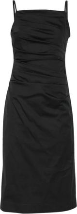 Marella Femme, Robes, Noir, Taille: 40 FR Midi Robes