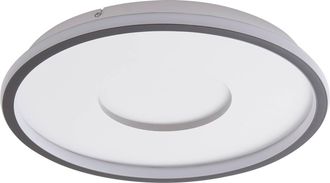 Lindby LED Deckenleuchte Edenia in Schwarz (1 flammig,) - Lampe Deckenlampe Wohnzimmerleuchte