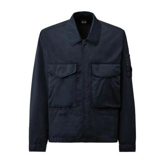 C.P. Company Pro-Tek Bomber Lens Jacke - - Jackets - Herren - Blau - L