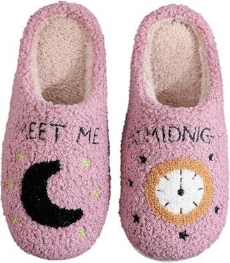 Generic Pantoufles pour homme et femme - En mousse &agrave; m&eacute;moire de forme - Doubl&eacute;es en peluche - Doubl&eacute;es - En coton - L&eacute;g&egrave;res et chaudes, lilas, 41 EU