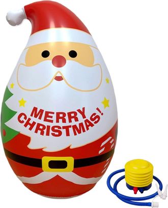 Generic Aufblasbarer Weihnachtsmann im Freien, aufblasbarer Weihnachtsmann, Gartendekoration f&uuml;r den Weihnachtsmann | Aufblasbarer Weihnachtsmann Dekoration f