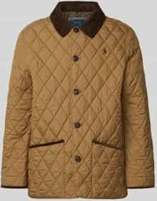 Polo Ralph Lauren Regular Fit Steppjacke mit Cord Umlegekragen