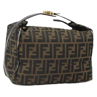 Fendi Pre-owned Vintage Canvas Handtasche - - Pre-owned - Damen - Braun - ONE SIZE