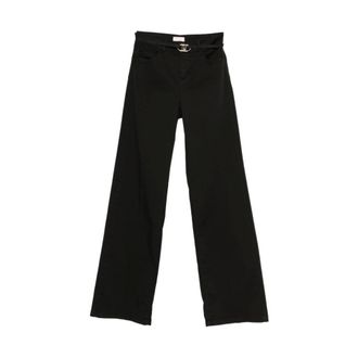 Liu Jo Femme, Pantalons, Noir, Taille: W29 Jean taille haute avec ceinture