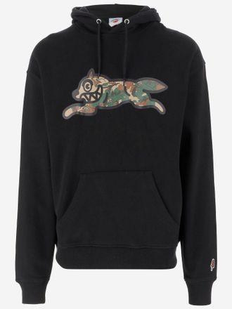 Icecream Sweat-shirt en coton glaciaire avec logo